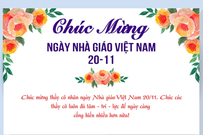 [MỚI 2023] Top lời chúc 20/11 của phụ huynh TẶNG thầy cô ngắn gọn ý nghĩa